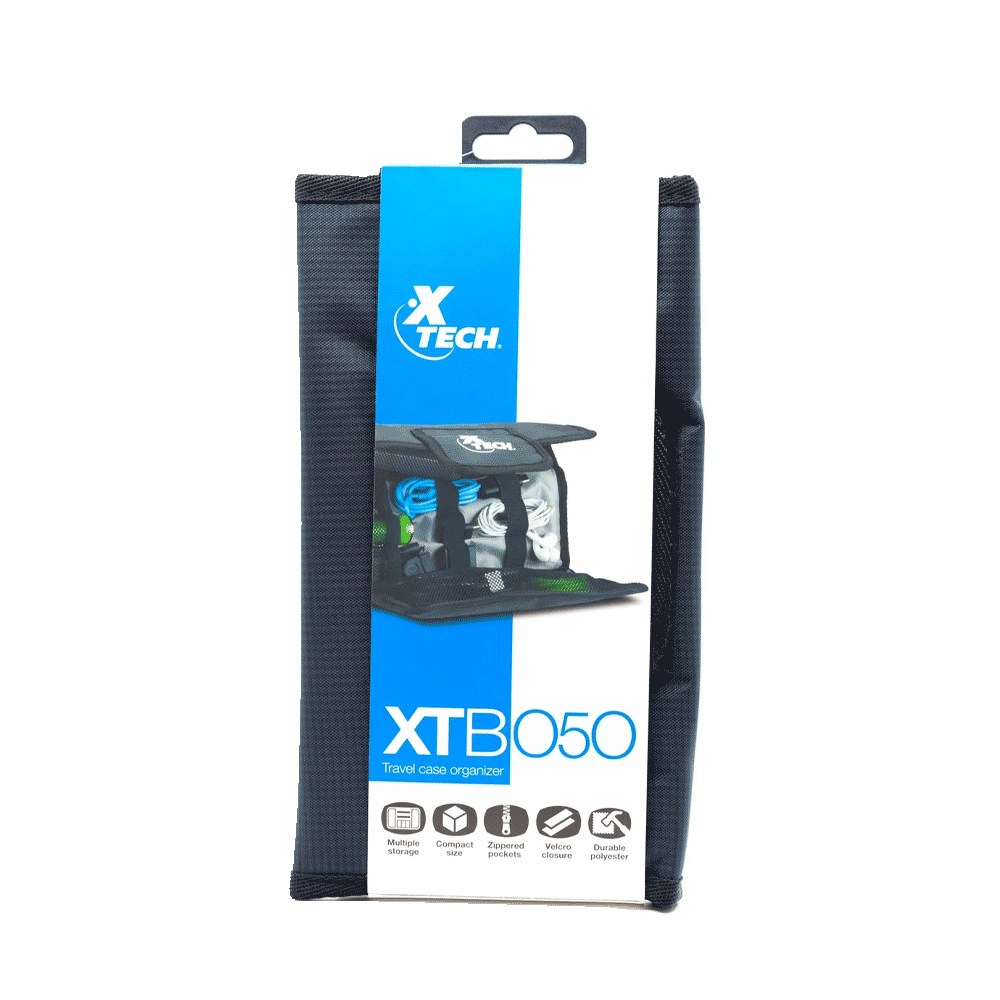 MALETA XTECH XTB-050 ORGANIZADOR NEGRO - Mercado Digital