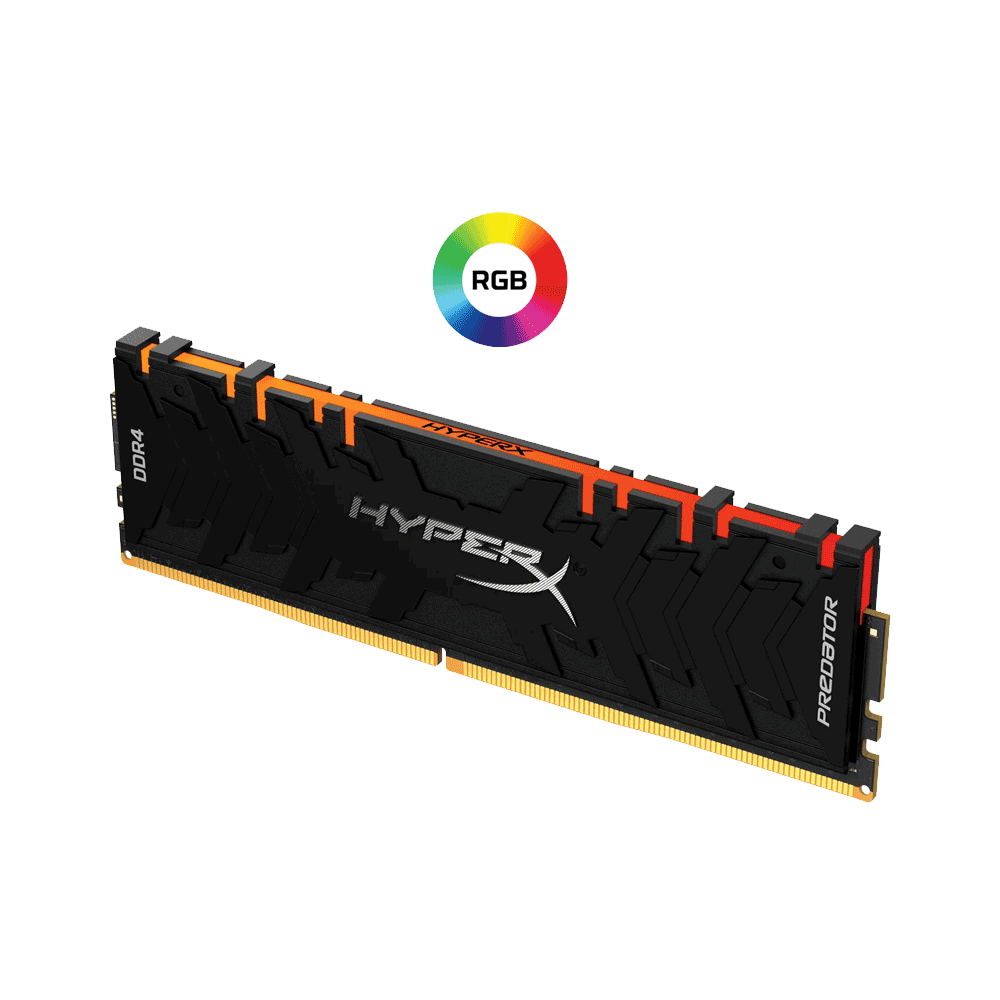 MEMORIA RAM DDR4 8GB 4000 KING HYPX PREDATOR BK HX440C19PB4A/8 RGB ...