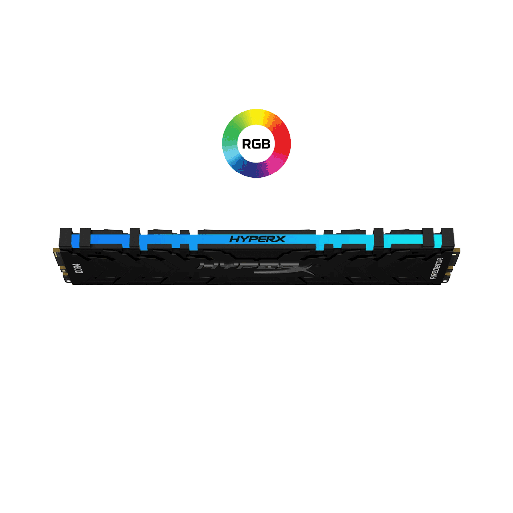 MEMORIA RAM DDR4 8GB 4000 KING HYPX PREDATOR BK HX440C19PB4A/8 RGB ...