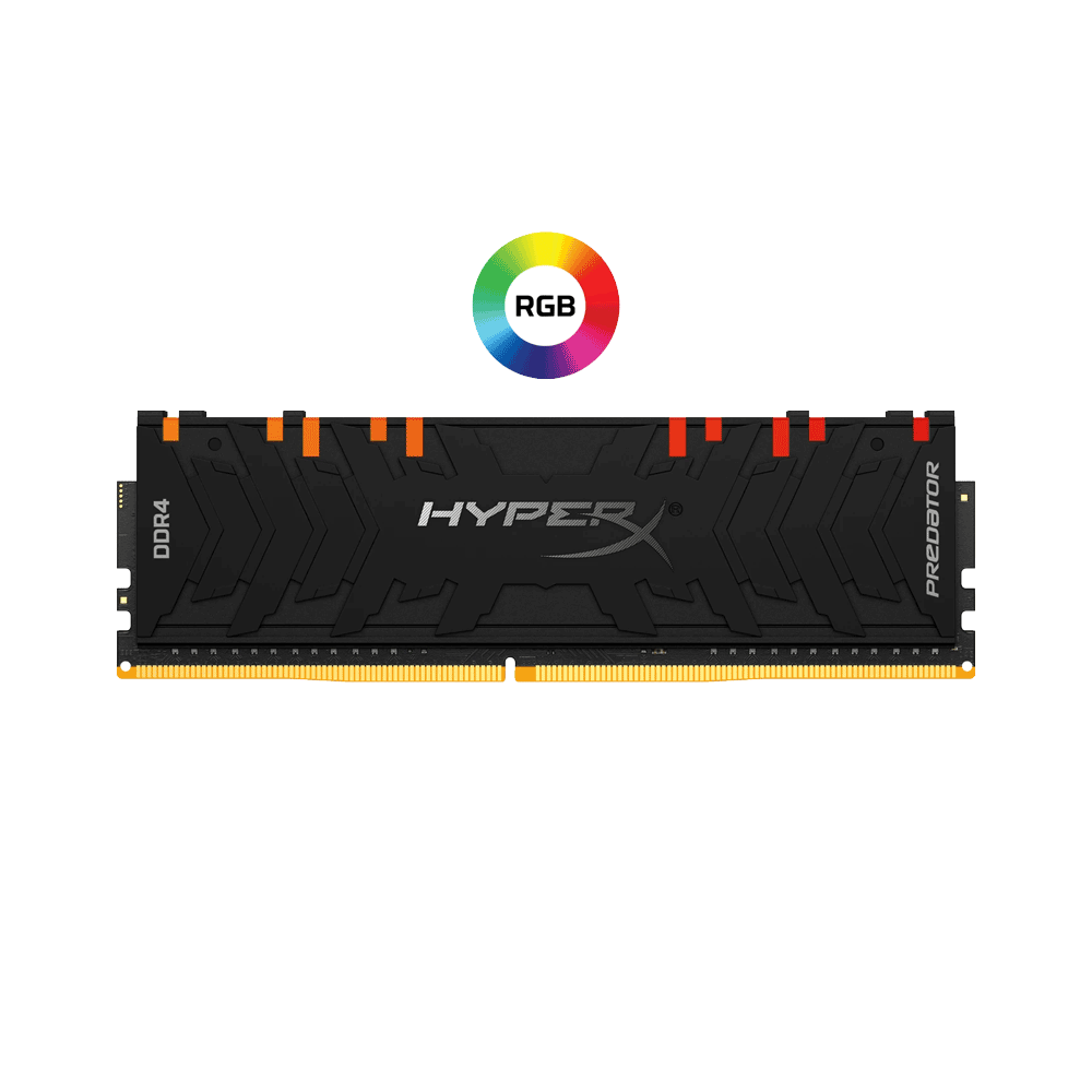 MEMORIA RAM DDR4 8GB 4000 KING HYPX PREDATOR BK HX440C19PB4A/8 RGB ...