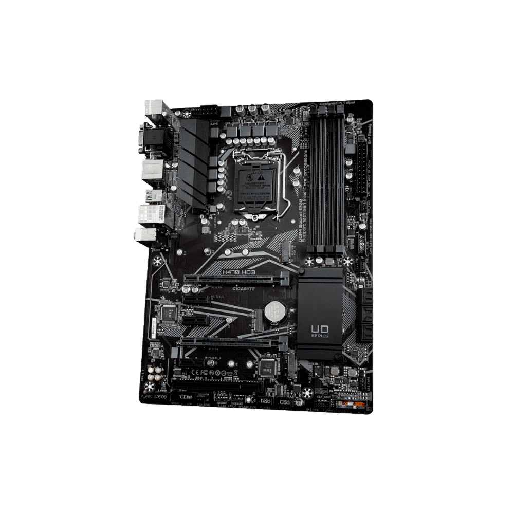 PLACA MADRE GIGABYTE 1200 H470 HD3 V/S/R/HDMI/DVI/2M2/DD4/USB3.2/ATX ...