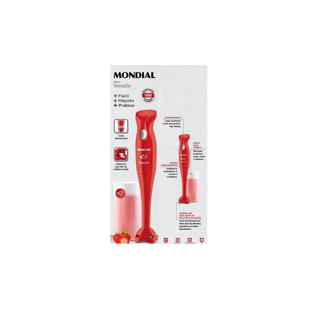 Mezcladora Mondial Versatile Red M-12 - Mercado Digital