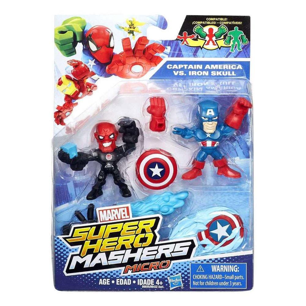 Muñeco Hasbro Marvel Captain America vs. Iron Skull B6689 - Mercado Digital