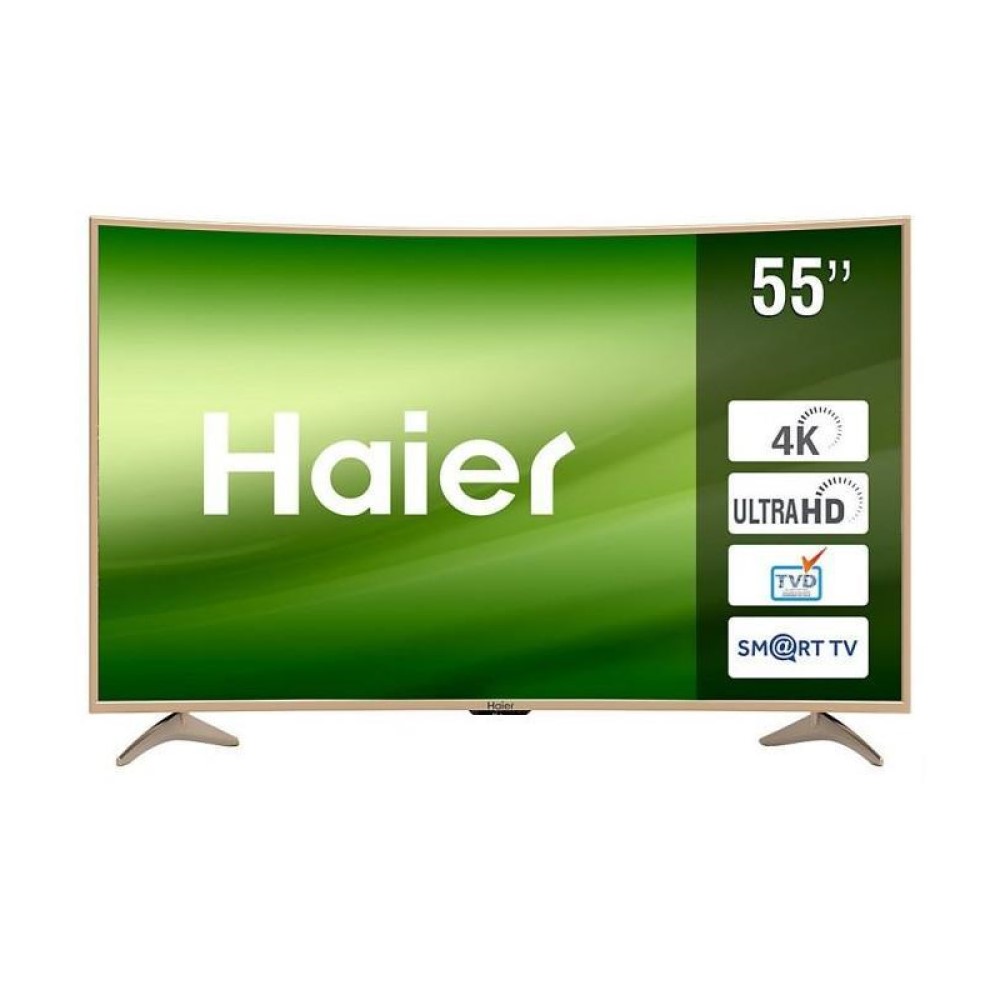 TELEVISOR HAIER 55" UHD 4K CURVO SMART - Mercado Digital