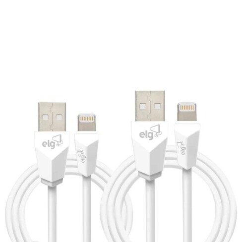 Cables ELG USB a Lightning - 1 y 2 Metros - Mercado Digital