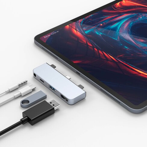 Adaptador Hyper+ Hub 4-en-1 USB-C - Mercado Digital