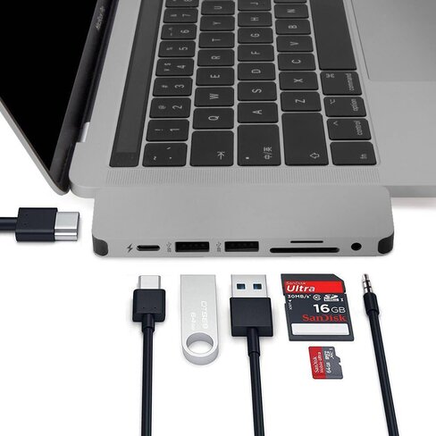 Adaptador Hyper+ Hub SOLO 7-en-1 USB-C - Mercado Digital