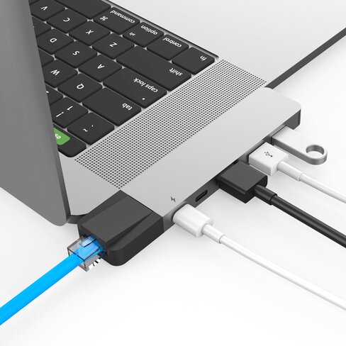 Adaptador Hyper+ Hub HyperDrive NET 6-en-2 USB-C - Mercado Digital