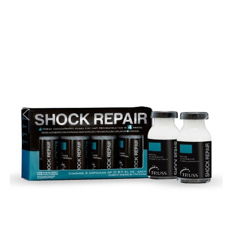 Ampollas de Reconstrucción Capilar TRUSS HC SHOCK REPAIR 68ML (4 UNID ...